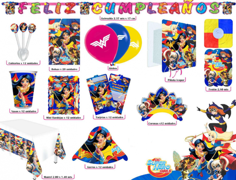 Kit Super Hero Girls - Party Time